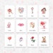 24 Valentine's Day Printable Flashcards for Kids | Toddler Flashcards ...