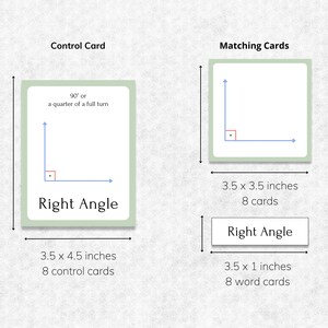 Montessori Math Flashcards: 8 Types of Angles (digital Download) - Etsy
