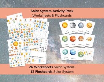 The Solar System Learning Planets Preschool Printables Busy Binder ...