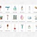 Editable Bathroom Items Vocabulary Montessori 3 Part Flashcards for ...