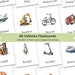 Editable Vehicle and Transport Flashcards for Kids Educational ...