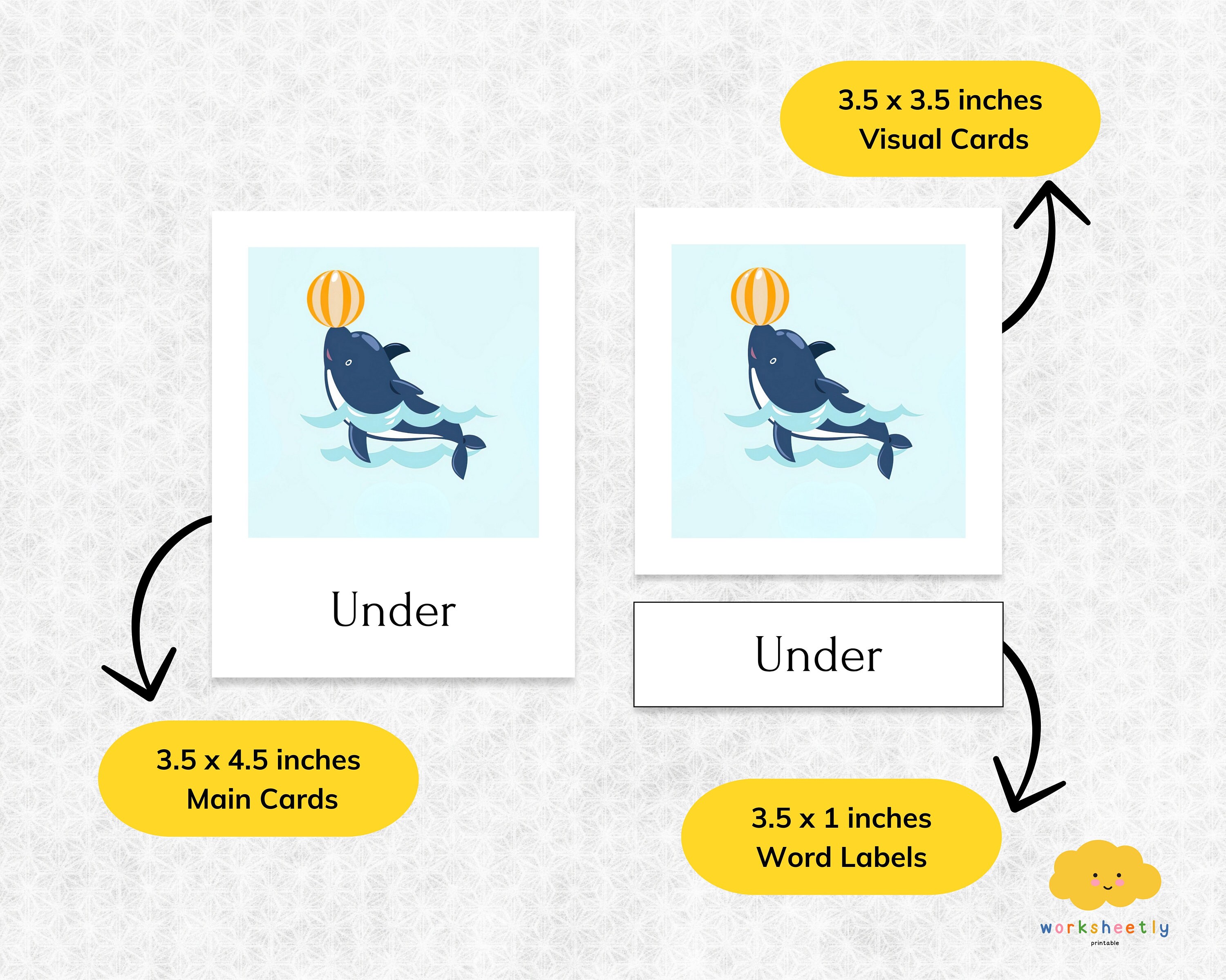 Learn Prepositions With Fun Dolphin Themed Flashcards for Kids ...