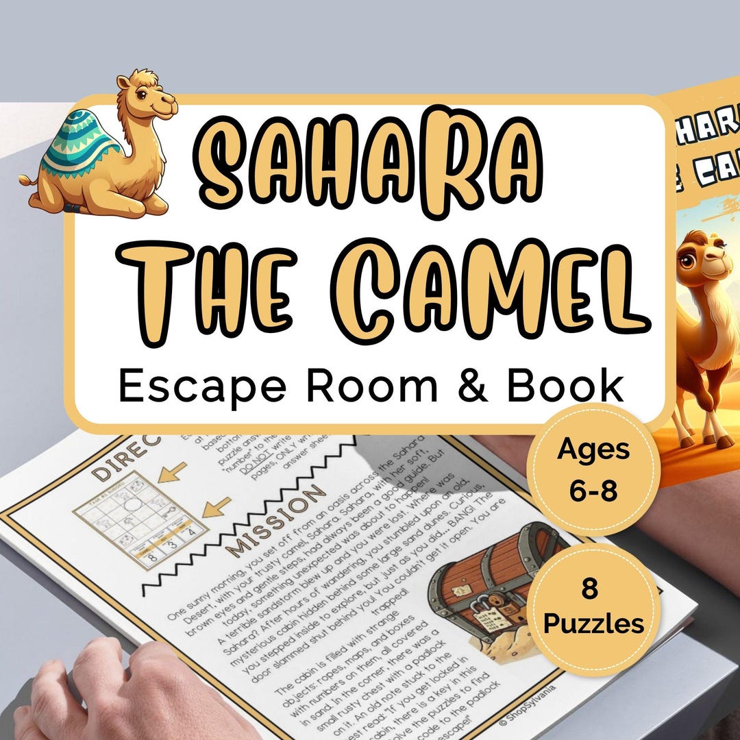Printable Escape Room for Kids / Animal Adventure Game / Family ...