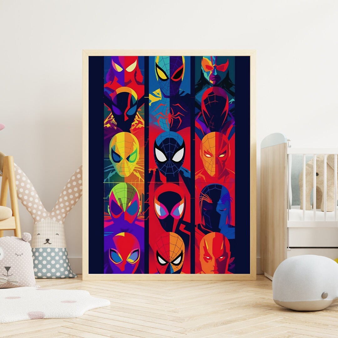 Spiderman Printable Wall Art Poster Spider-man Spider Wall Art Spider ...