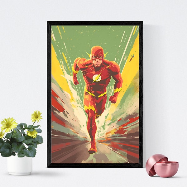 Superhero Poster - Etsy