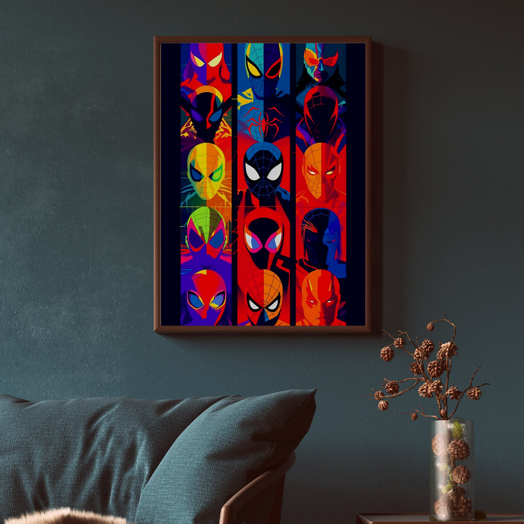 Spiderman Printable Wall Art Poster Spider-man Spider Wall Art Spider ...