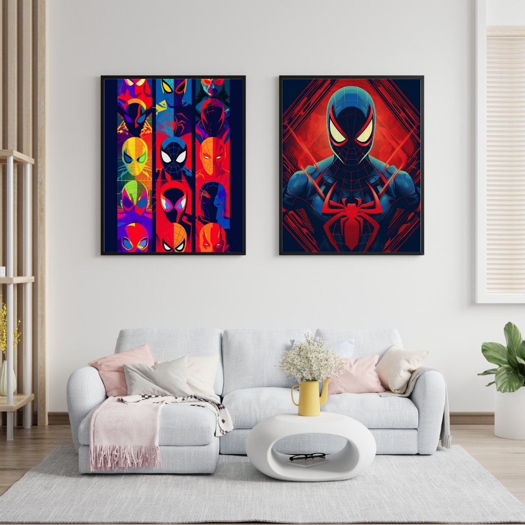 Spiderman Printable Wall Art Poster Spider-man Spider Wall Art Spider ...
