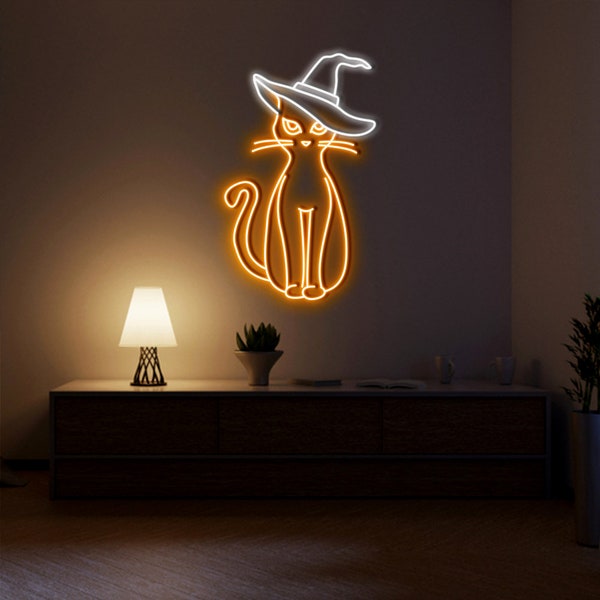 Witch Hat Neon Sign - Etsy