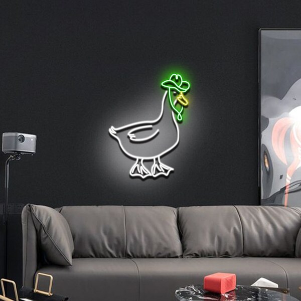 Duck Light With Cowboy Hat - Etsy