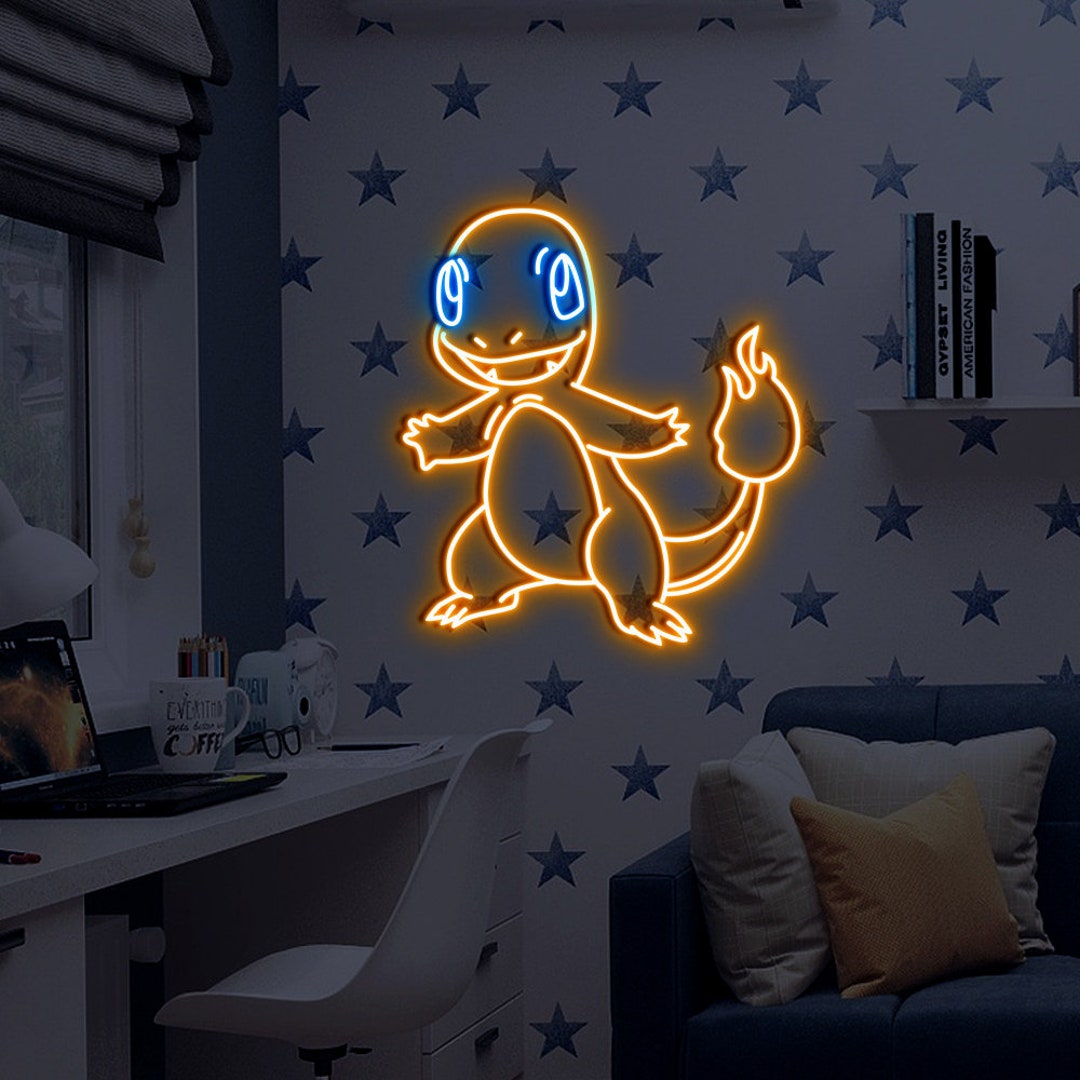 Anime Character Custom Neon Sign Japanese Anime Wall Art Neon - Etsy