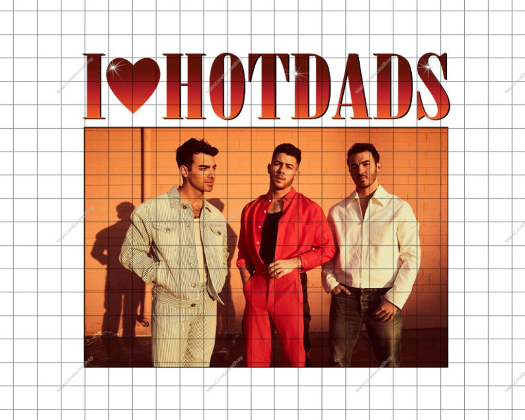 Jonas Brothers 2023 Png Jonas Brothers Hot Dads Raised On Etsy