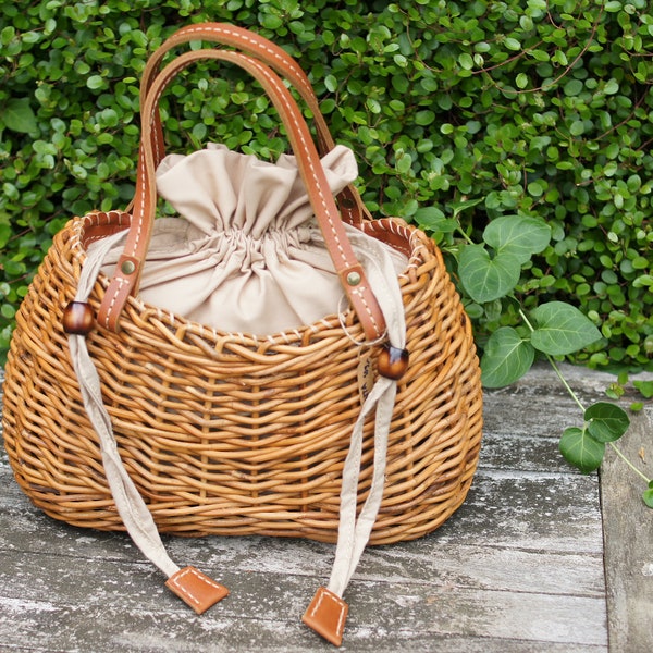 Sac en rotin - Etsy France