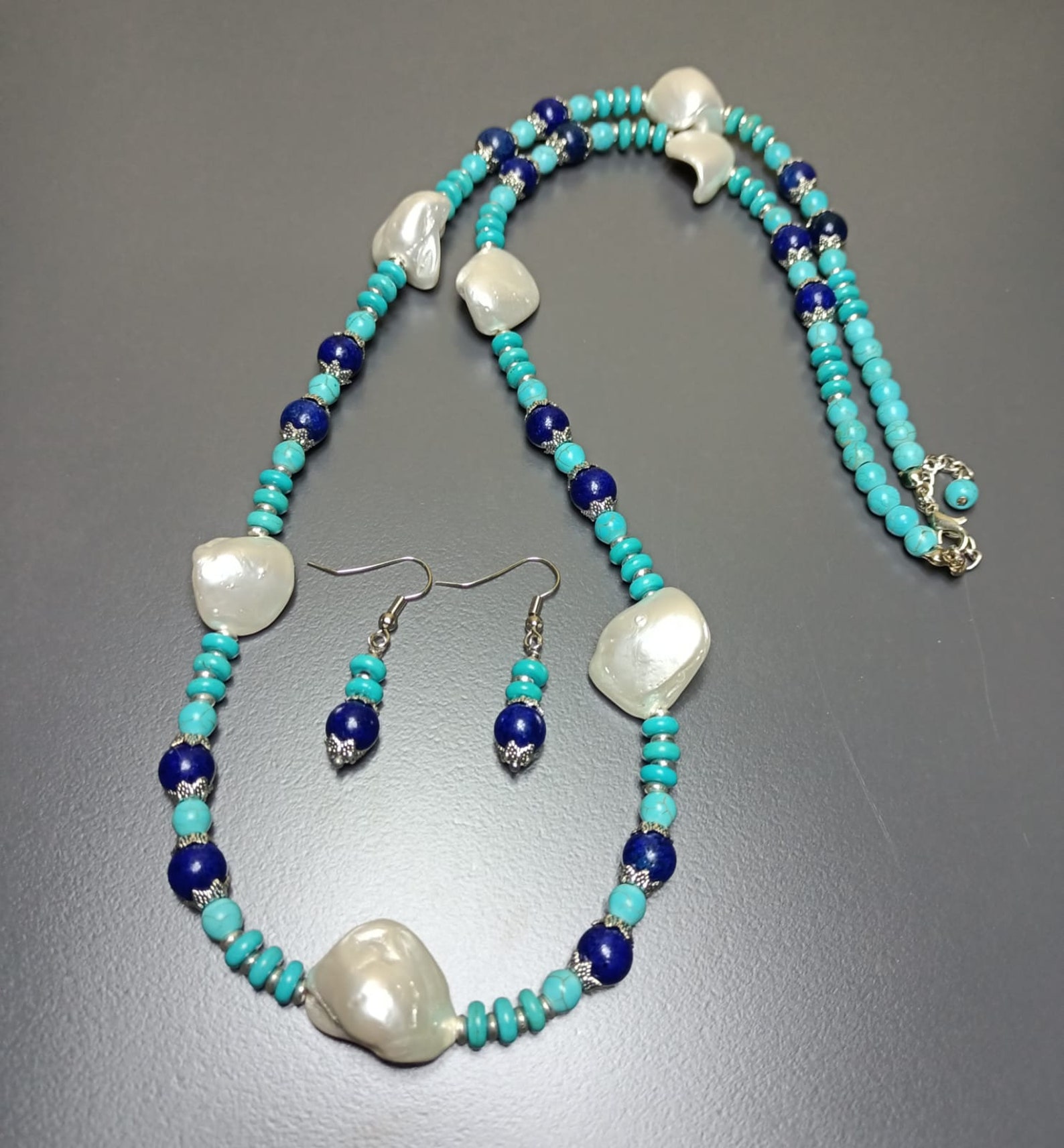 Majorca Pearl Nekclace Set, Pearl Bead - Etsy