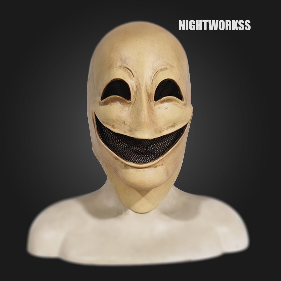 Smile faced Fake Mask Movie Clothing Mask You Can Wear Role - Etsy