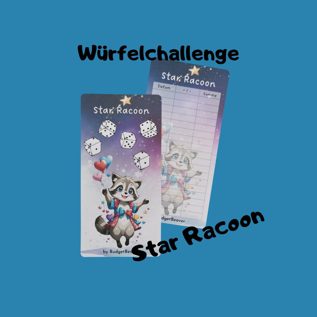 Star Racoon Dice Challenge - Etsy