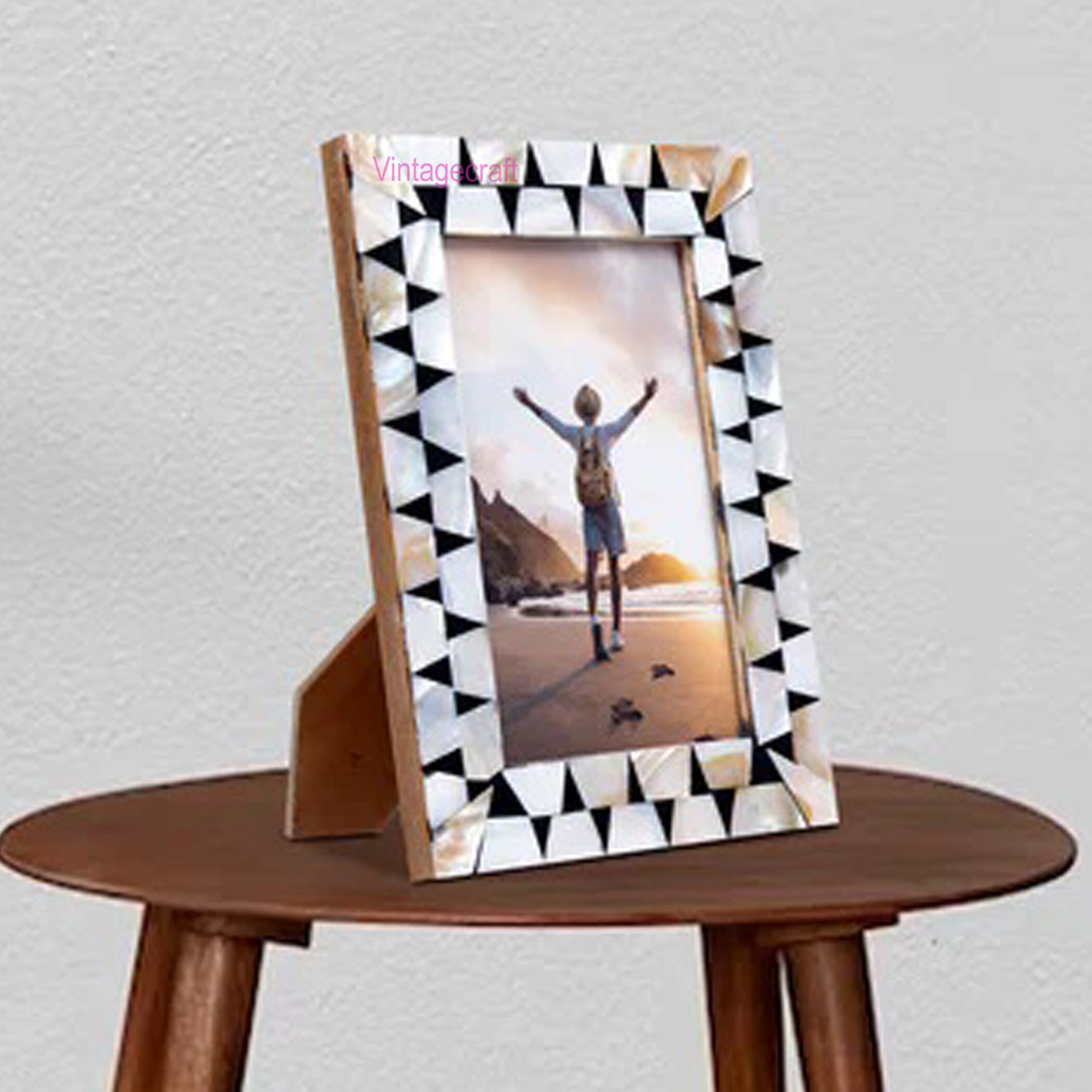 Mother of Pearl Unique Pattern Wall Decor Photo Frame - Etsy