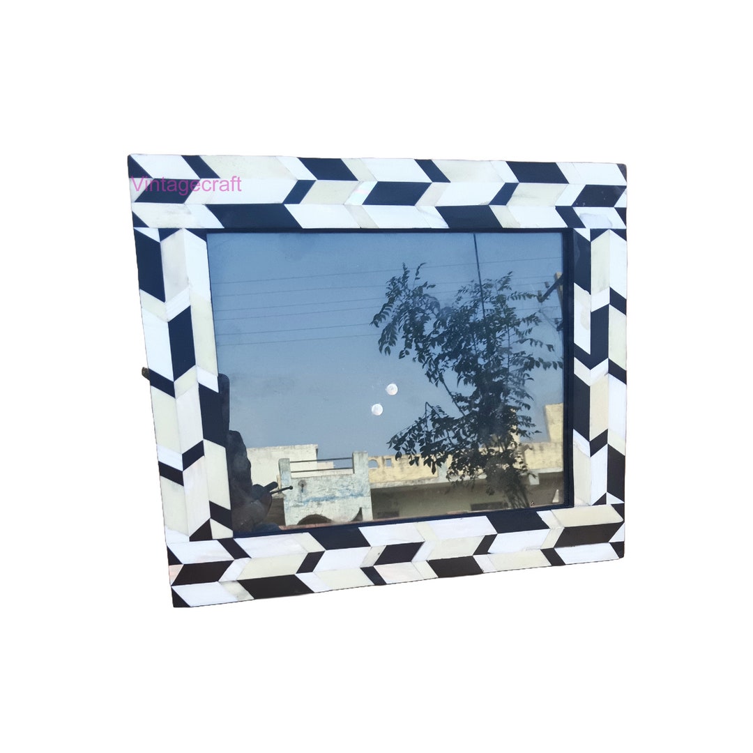 Handmade Bone Inlay Photo Picture Frame Bone Inlay Home Decor Art - Etsy