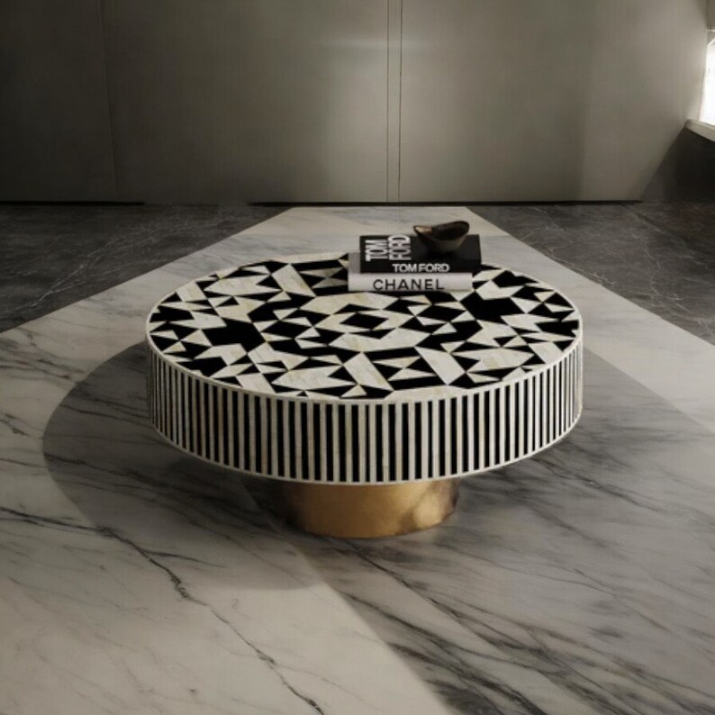 Handmade Bone Inlay Coffee Table, Center Table, Home Decor Furniture - Etsy