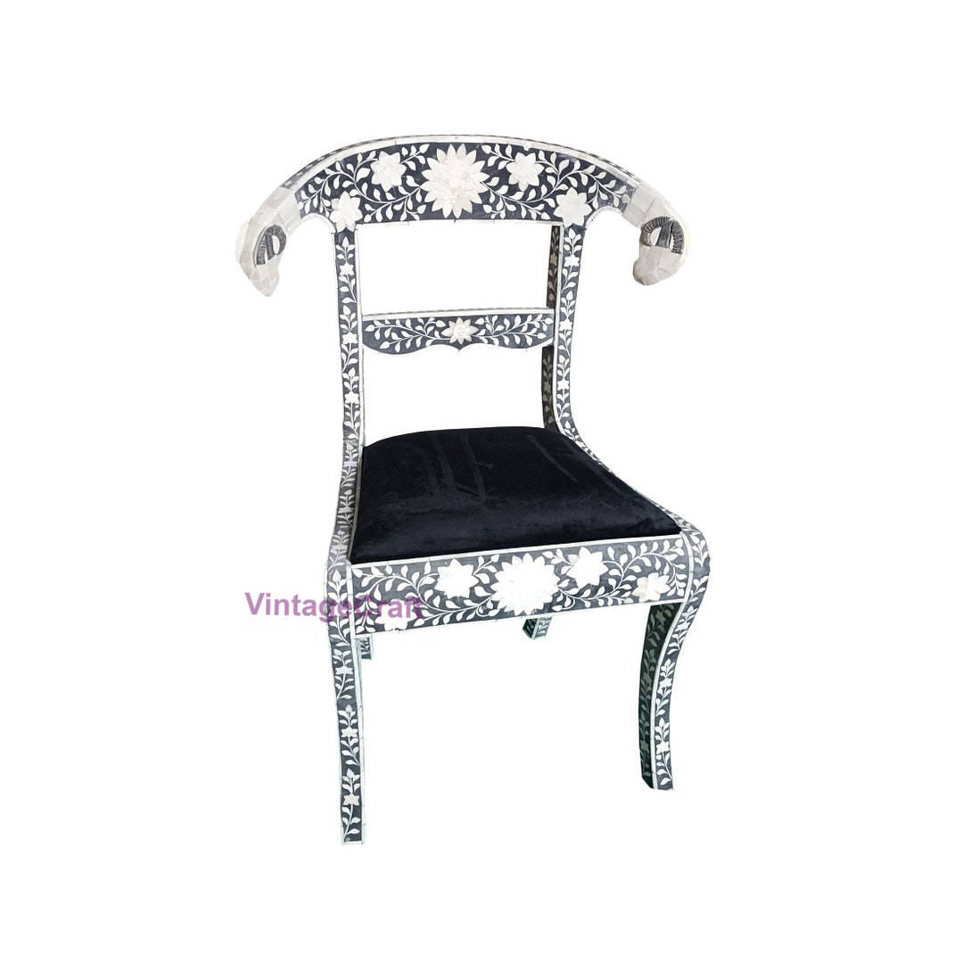 Bone Inlay Chair, Bone Inlay Handmade Chair, Bone Inlay Furniture, Free ...