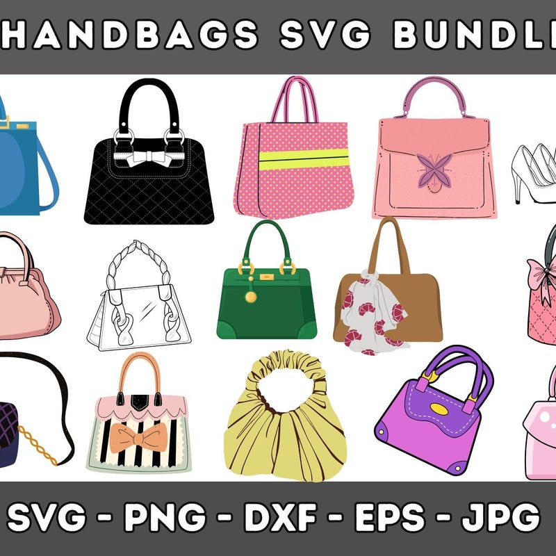 Paper Purse Svg - Etsy