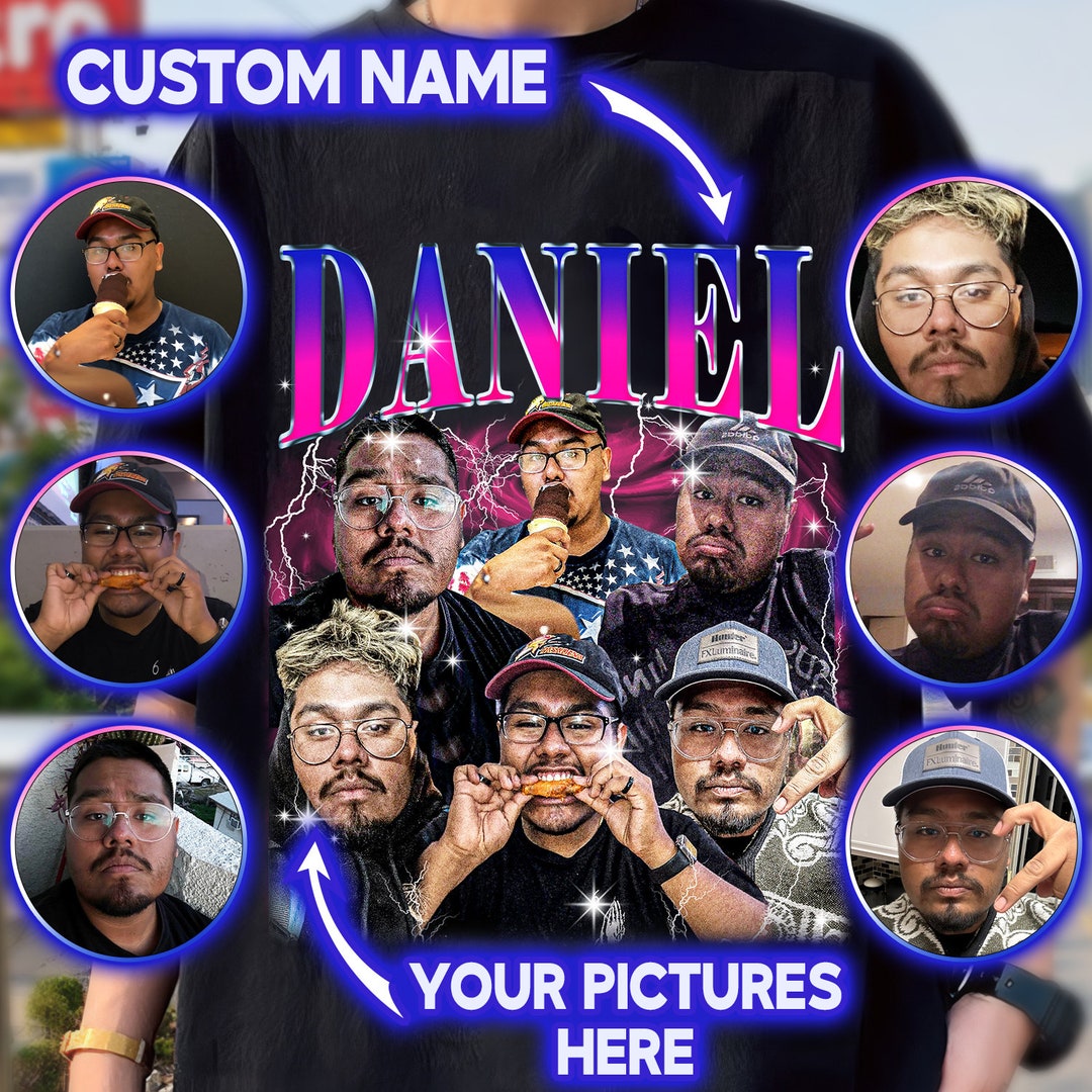 Custom Bootleg Rap Shirt in Your Design Shirt Custom Your - Etsy