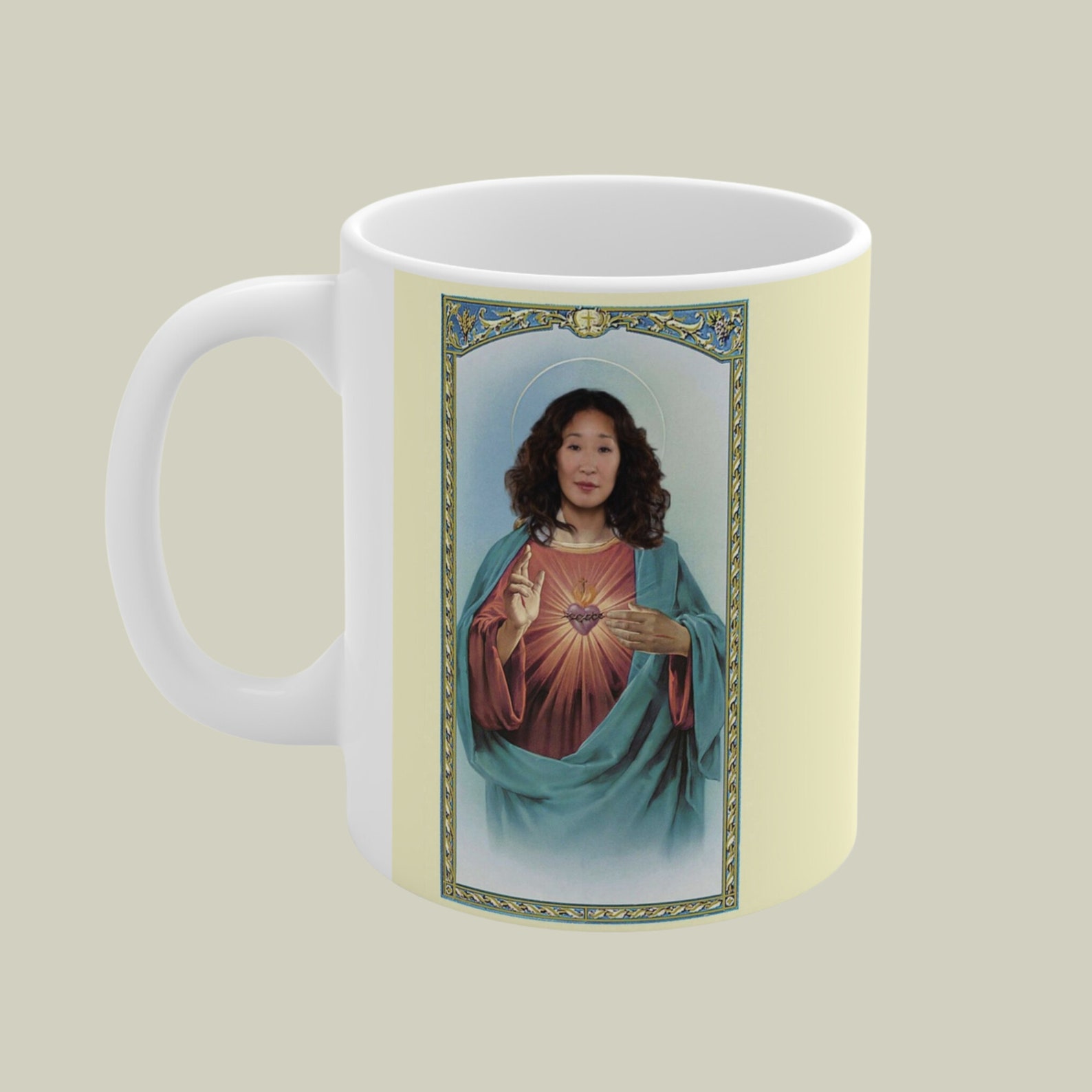 Cristina Yang Divine Mug: the Holy Grail for Grey's - Etsy
