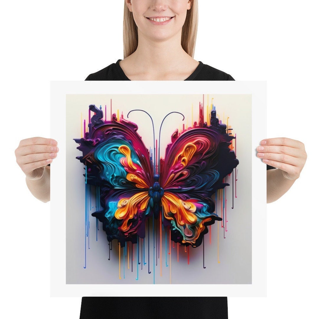 Butterfly Poster - Etsy