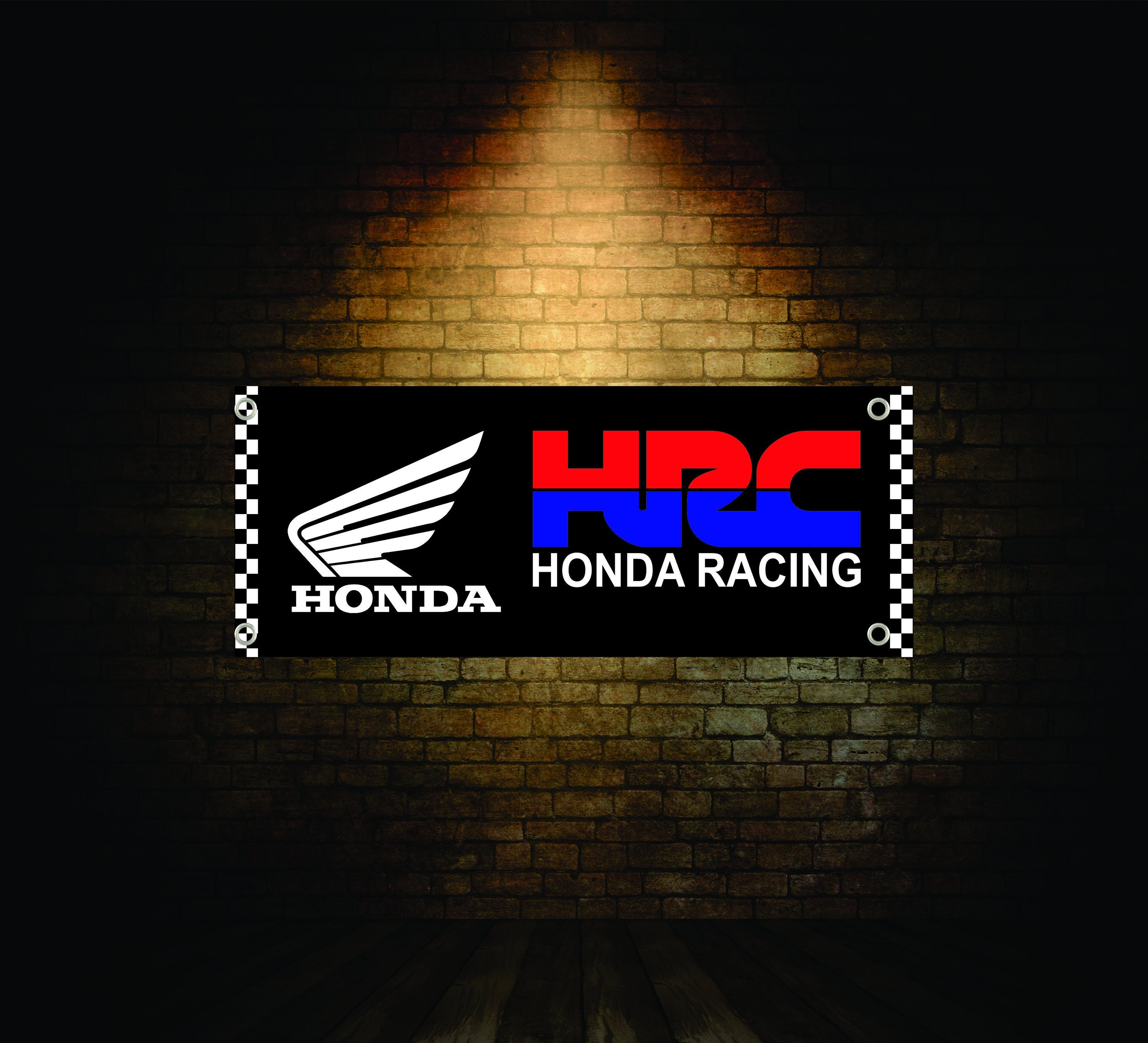 Honda Racing Logo Black