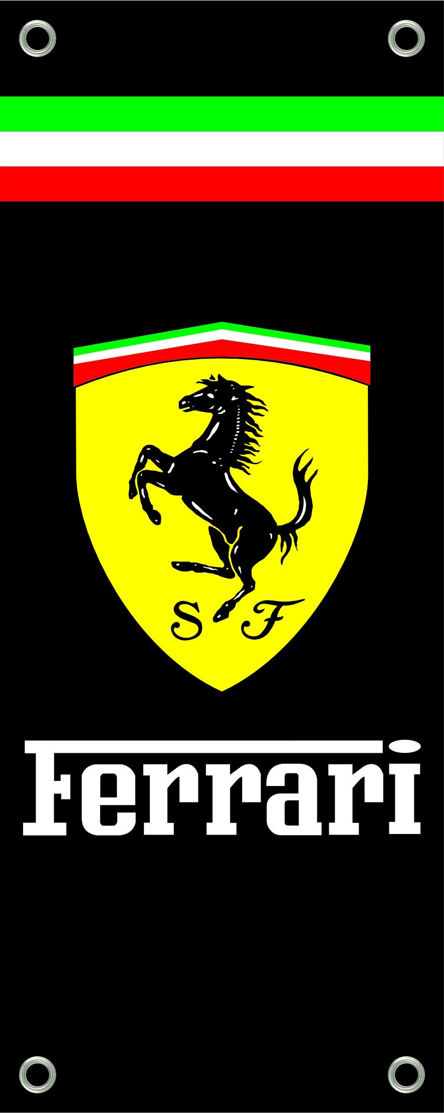 Ferrari Logo Banner Vinyl Garage Sign,office or Showroom,flag,racing ...
