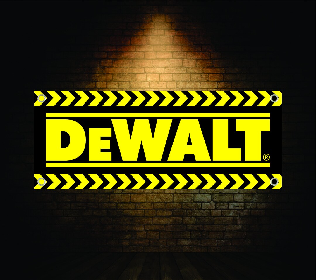 Dewalt Logo Banner Vinyl Garage Signoffice or - Etsy