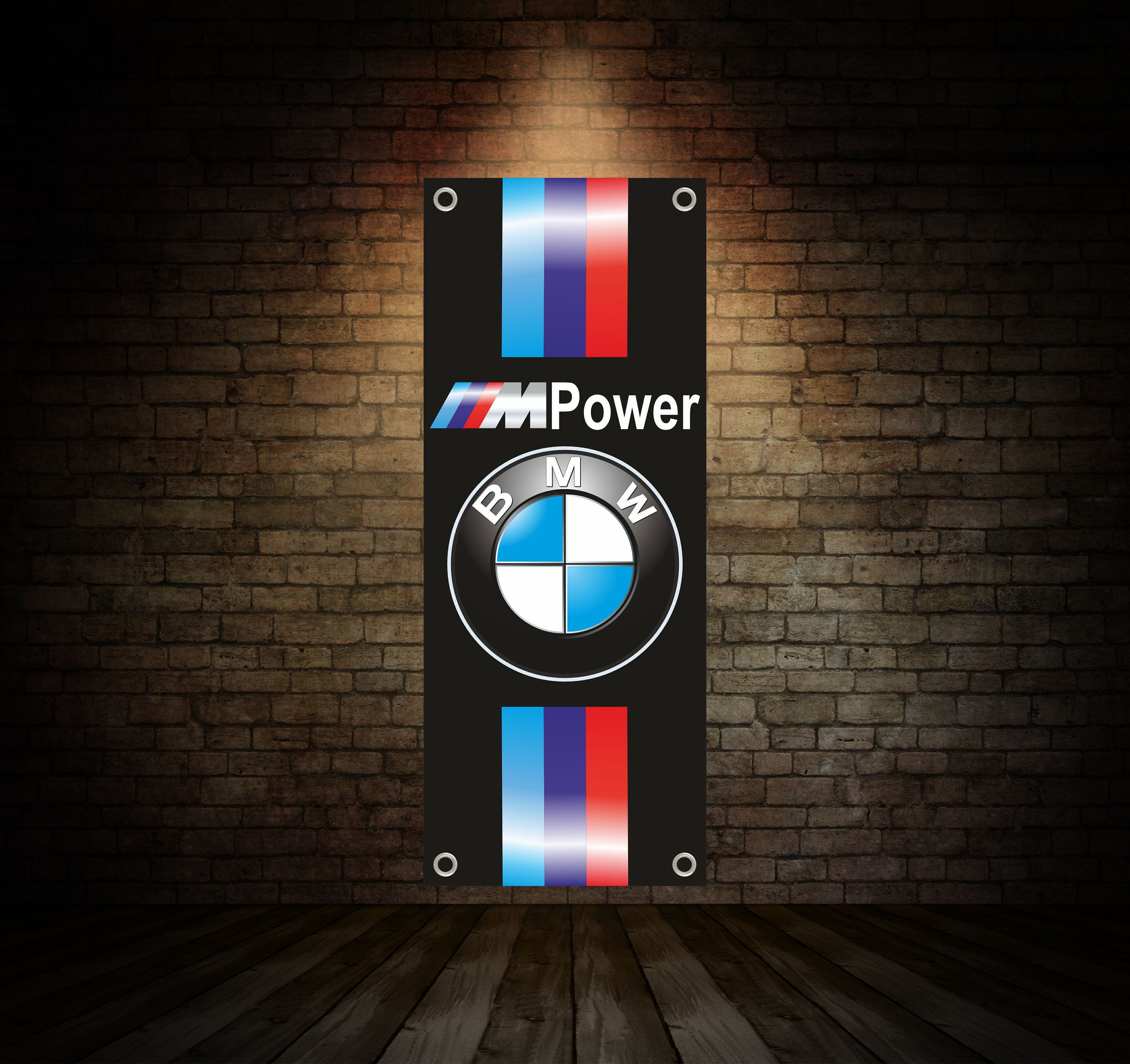 BMW Logo Banner Vinyl Garage Sign,office or Showroom,flag,racing Poster ...