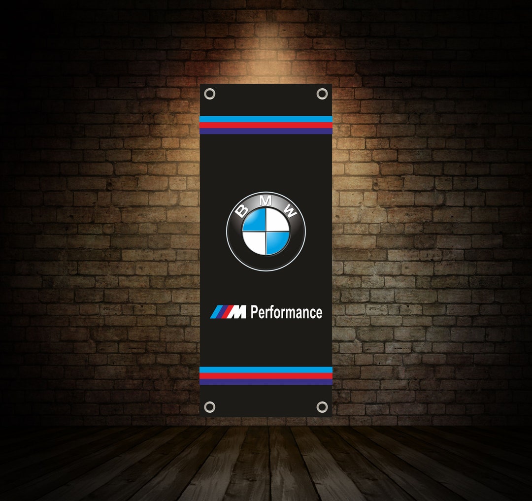 BMW Logo Banner Vinyl Garage Signoffice or - Etsy