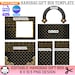 Designer Handbag Gift Box Template, DIY Purse Design Bundle, Luxury ...