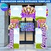 Graduation Entrance Arch Design Canva Template, Purple & Gold ...