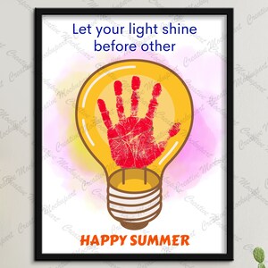 Summer Handprint Craft Bundle | Printable Summer Classroom Kids ...