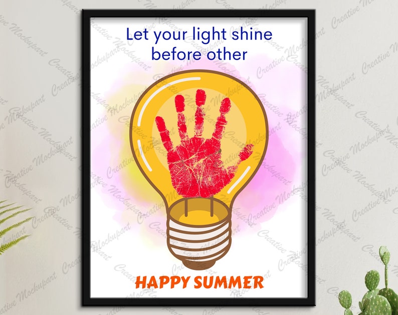 Summer Handprint Craft Bundle | Printable Summer Classroom Kids ...