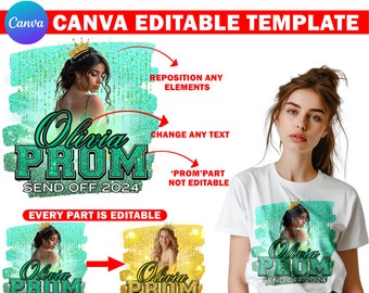 Prom Send off T Shirt Template 2024 Graduation T Shirt Design Prom ...