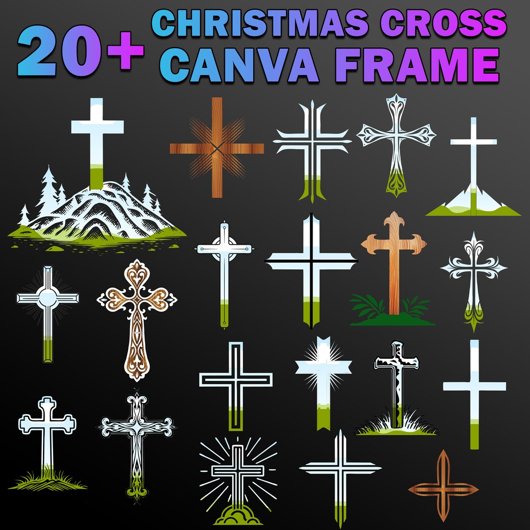 Canva Jesus Christ Cross | DIY Make Your Own Christmas Cross Canva ...