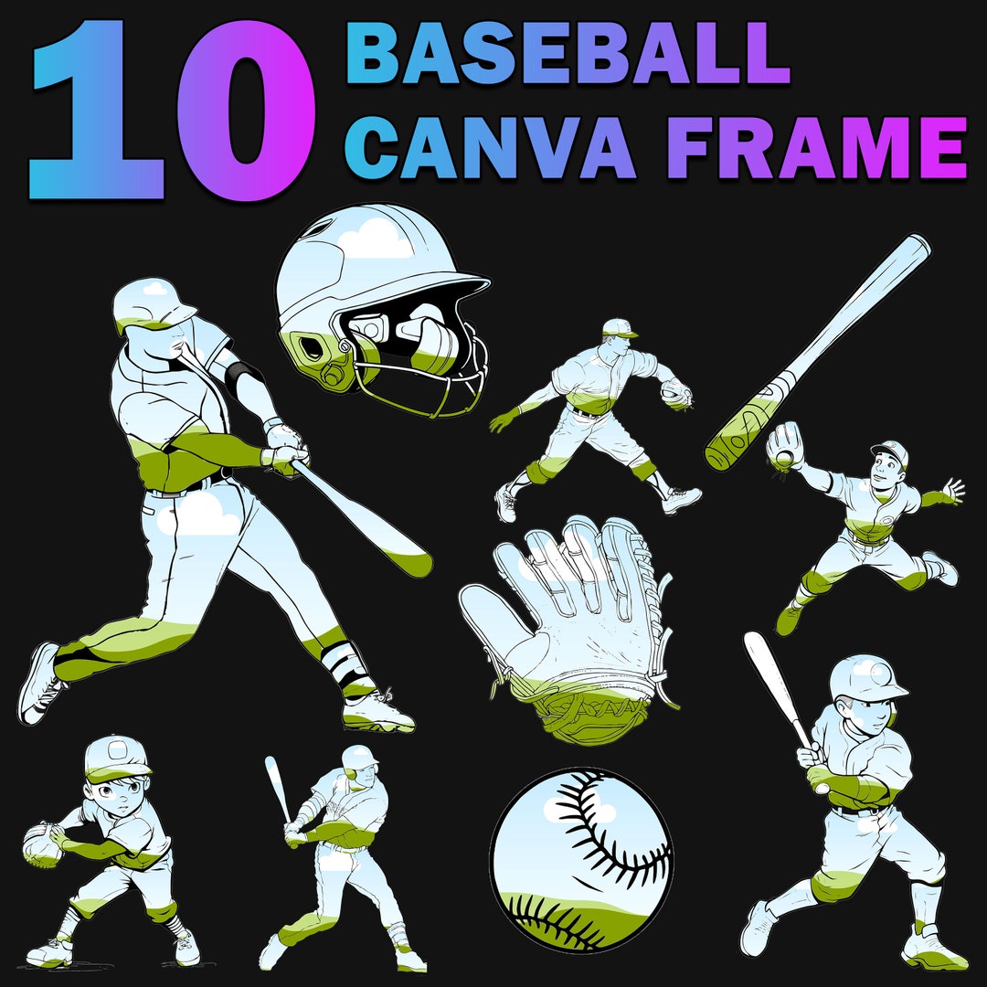 DIY Make Your Own Baseball Design in Canva, Easy Drag & Drop Baseball ...