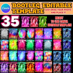 Editable Custom Bootleg Rap Tee Canva Template, Custom Bootleg Shirt ...