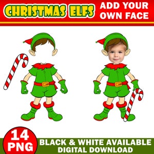 14 Christmas Add Your Own Photo Picture PNG Special Elf Bundle, PNG ...