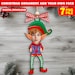 Christmas Add Your Own Custom Photo Face Ornament, DIY Elf Yourself PNG ...