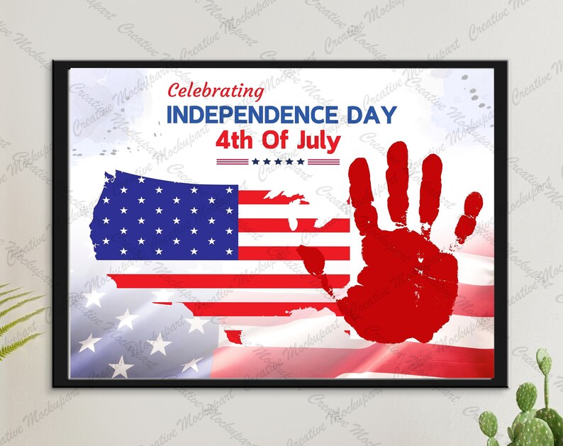 DIY 4th of July Handprint Craft Bundle Printable Keepsake - Etsy