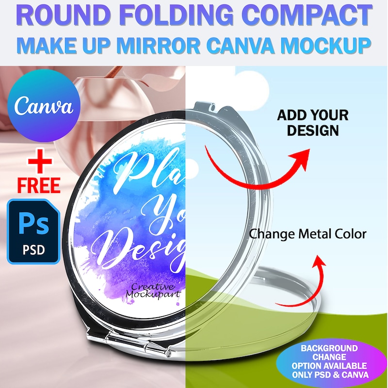 Compact Mirror - Etsy