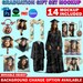 Dye Sublimation Graduation Gift Set Mockup Bundle, Grad Stole, Fan, Pin ...