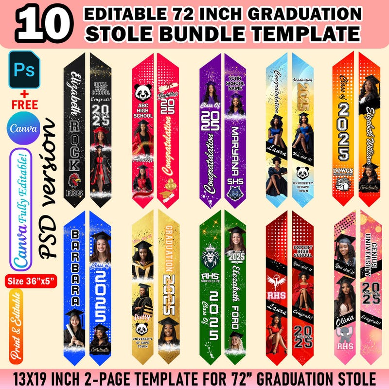 Graduation Sash - Etsy