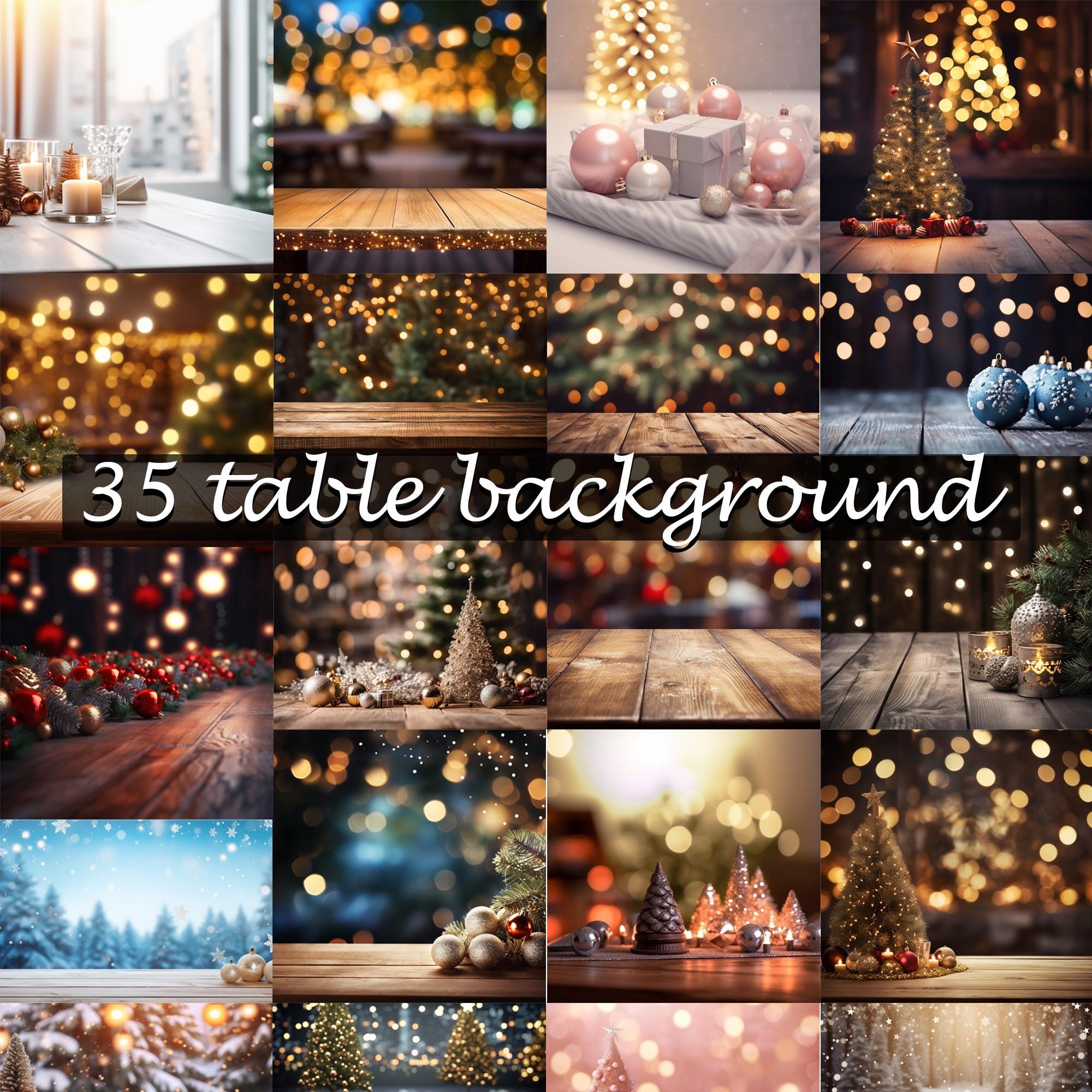 100x Christmas Background, Christmas Backdrop, Flatley, Top View ...