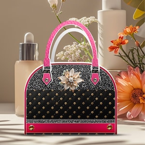 Trendy Fashion Purse Gift Bag Box Template, DIY Designer Handbag Gift ...