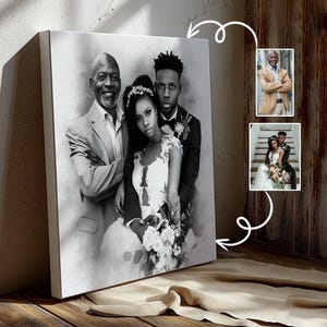 Add Deceased Loved Person to Photo, Custom Memorial Portrait Include ...