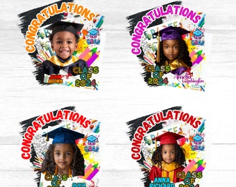 Kids Graduation Design Template, Grad Flyer, T-shirt Design, Grad Fan ...